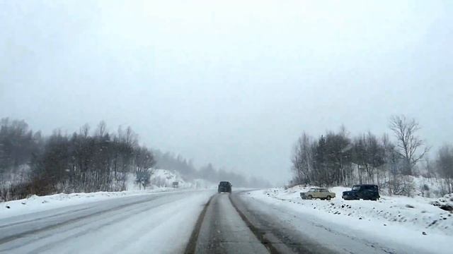 Трасса М54, октябрь 2012 года.