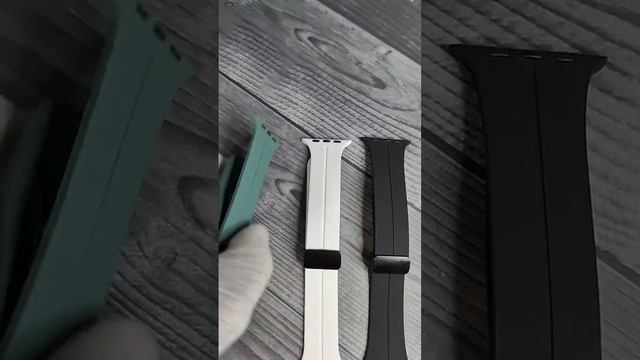 Силиконовый ремешок для Apple Watch с магнитной застёжкой 42/44/45/49