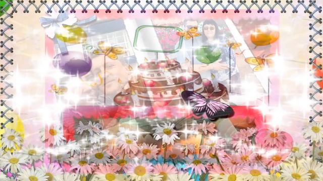 Муж приготовил жене красивый подарок на День рождение - Слайд-шоу на заказ