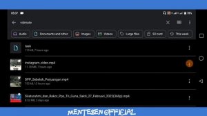 #4 cara mencari file yang di download oleh vidmate