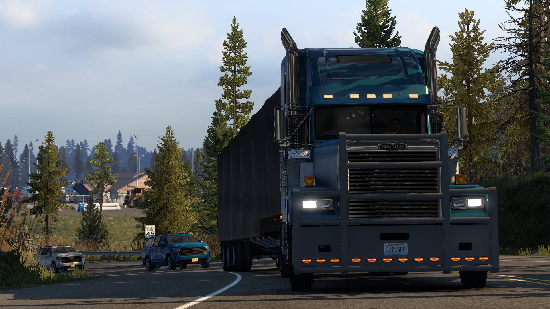 64 / ATS V1.50 / Freightliner Classic XL / Работаем по Аляске.