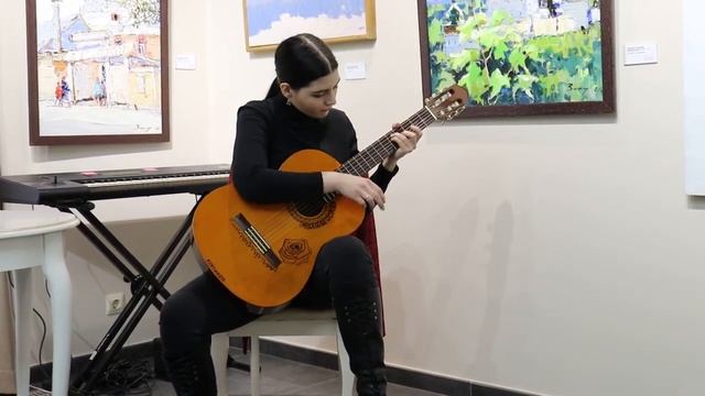 Алиса Паул. Соло на гитаре.