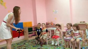 Открытый урок в Монтессори центре. Английский