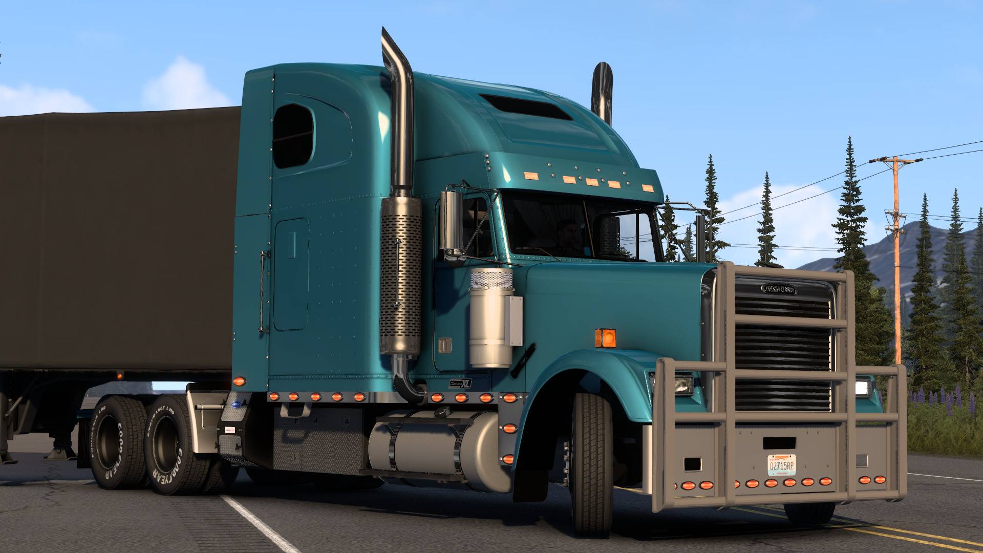 63 / ATS V1.50 / Freightliner Classic XL / Работаем по Аляске.