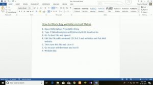 Block Website In just 2 Mins And Unblock easily