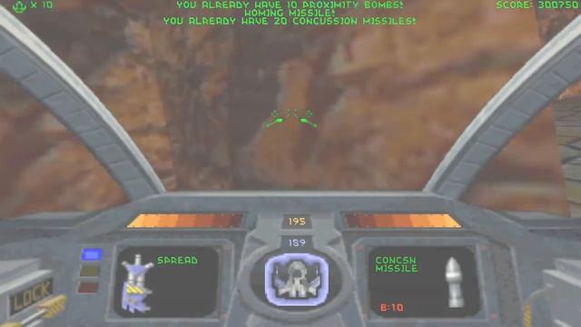 Descent (1995 video game) Windows, MS-DOS Level 7 + Boss fight HD 60fps ...