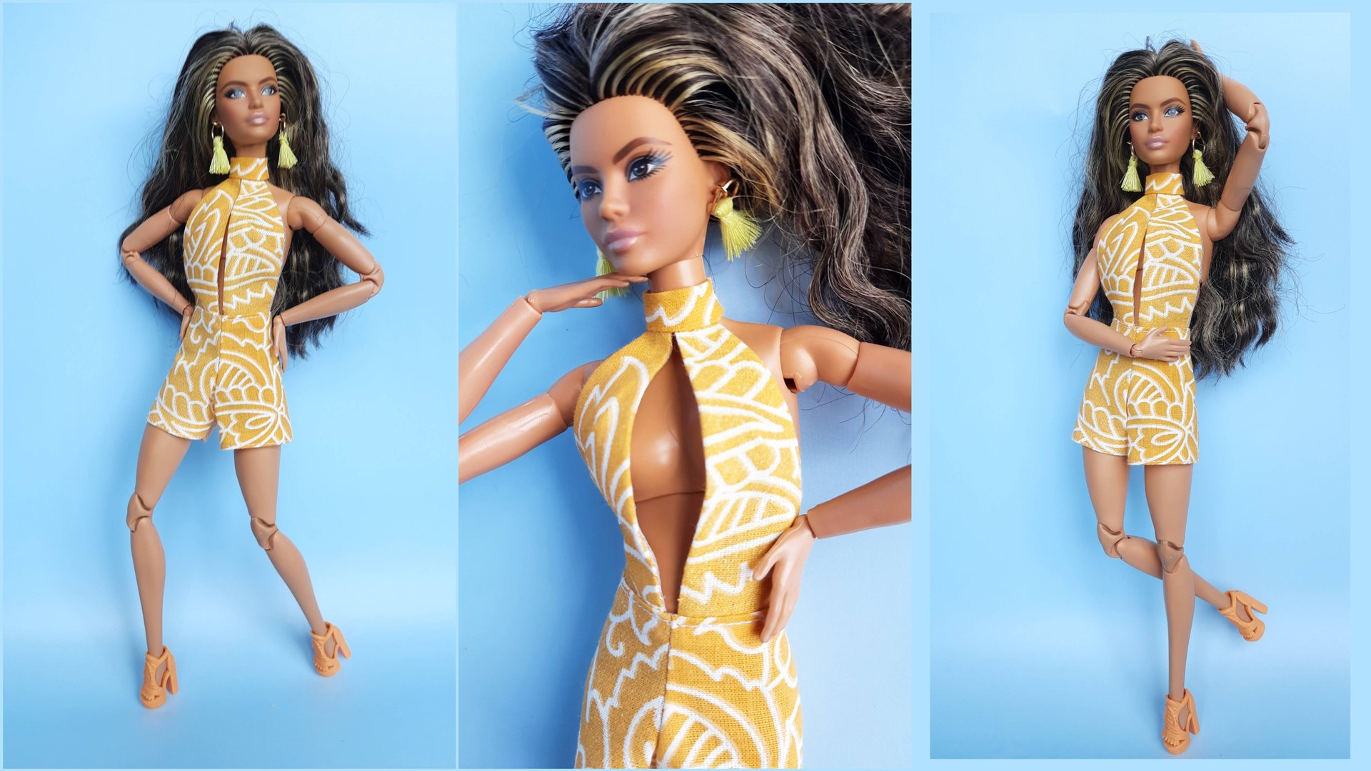 Модный ромпер для Барби