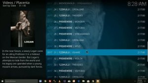 Top 2 Kodi Addons | Placenta |  Incursion | Showbox CDN | Jan 2018