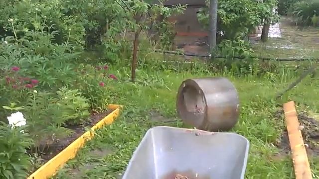 Ливень на даче