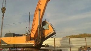 Монтаж и подключение  Demolition на экскаватор Hyundai R520-9S