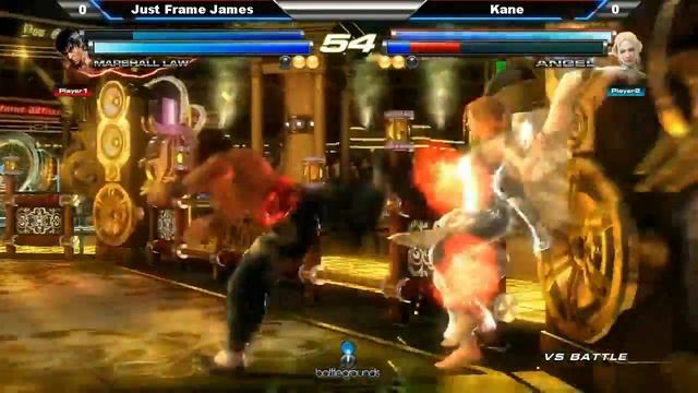 Just Frame James Vs. Kane - Tekken Tag 2 (2k12 Year End Tournament ...