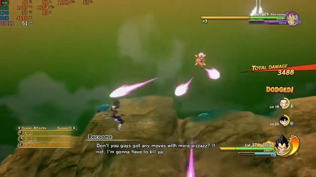 [Vegeta VS Recoome] DRAGON BALL Z Kakarot Gameplay Walkthrough Part 19 ...