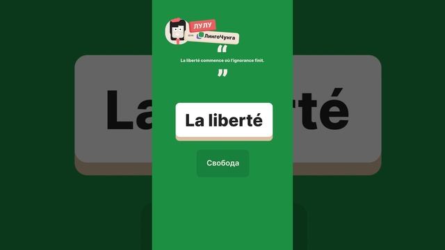🧠🔓 'Свобода vs. Невежество' по-французски с Лулу из ЛингоЧунга! 📚🇫🇷