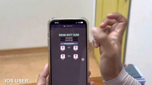 IOS USER: TUTORIAL SMART DOOR ACCESS IN KICT