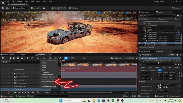 Unreal Engine 5.4 - Создавайте профессиональные видеоролики и трейлеры#2