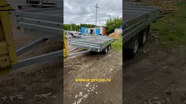 Mercedes двухосный прицеп МЗСА 817739 кат.В Казань Уфа Чебоксары АРИВА 🔔 Установка фаркопа #мзса