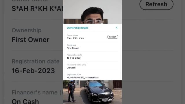 Shahrukh Khan Mercedes Maybach Price #srk