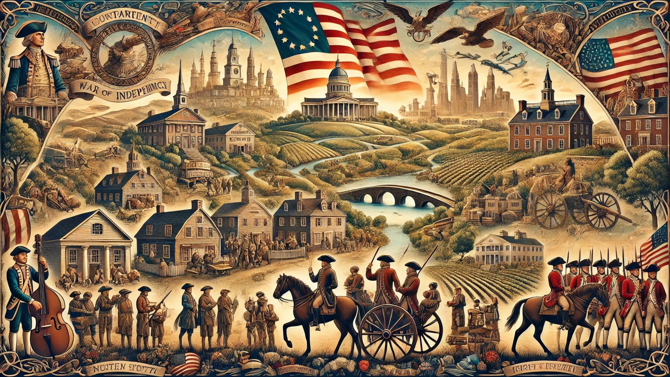 Война за независимость. Создание Соединённых Штатов Америки. Музыкальная История Нового времени