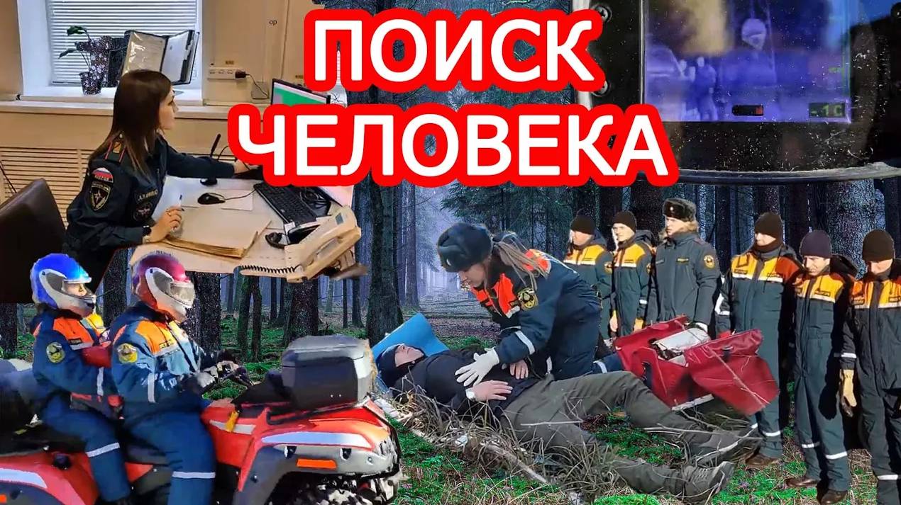 Поиск человека в лесу