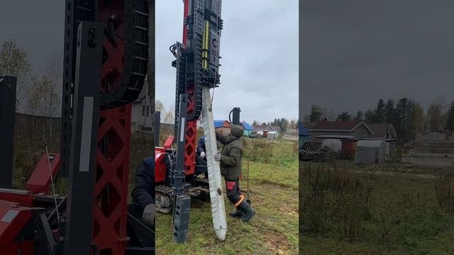 Возведение фундамента - Свайно-забивной фундамент