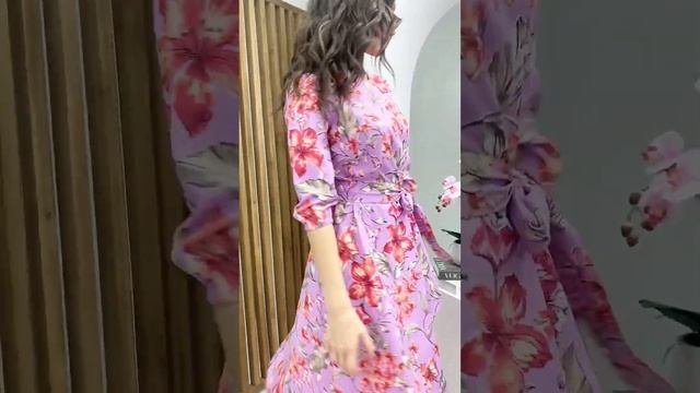 Летнее платье штапельное женское