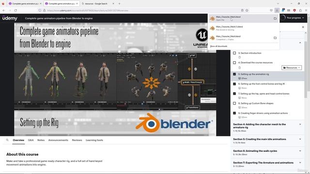 4. Download the course resources