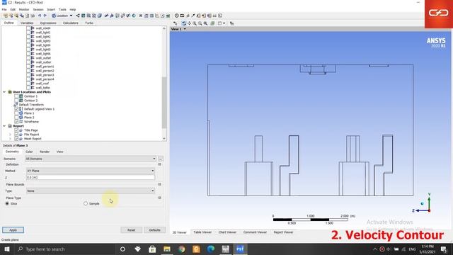 ANSYS FLUENT_ HVAC for office room with heat sources (part 4_ results)