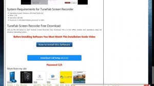 how to downlaod  tunefab screen recorder software free