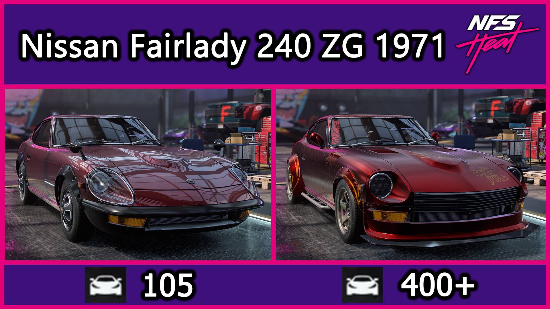 Nissan Fairlady 240 ZG 1971 | NFS Heat |