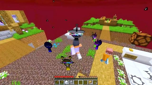 Having a SPRUNKI FAMILY in Minecraft!