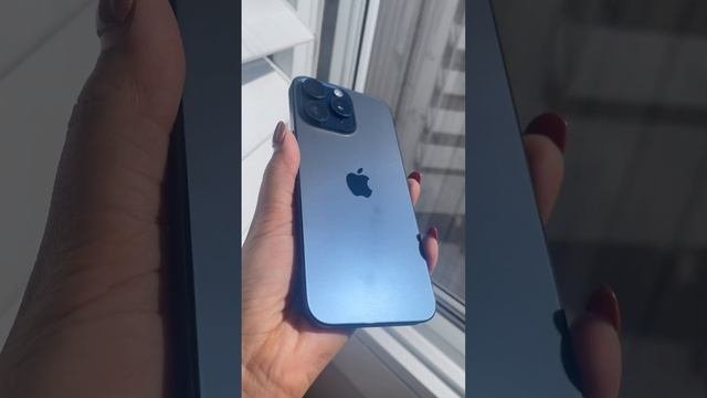 new iPhone 15 pro max 512gb in titanium blue. #512gb #bluetitanium#iphone15promax