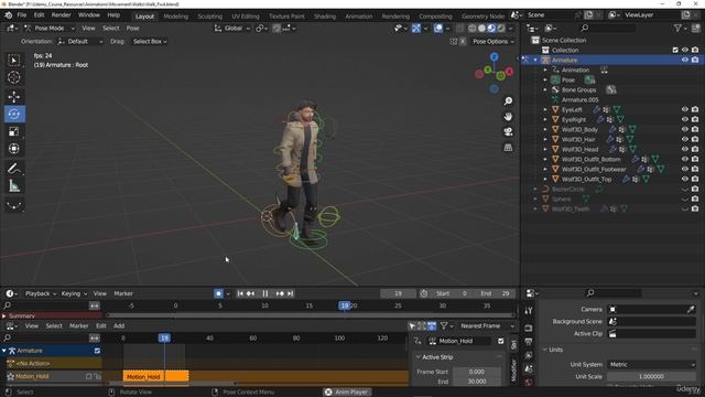 19. Animating with motion extraction in mind