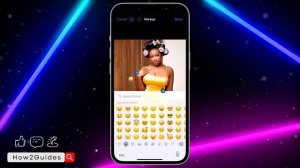 How to Add Emoji to Photos on iPhone! (2024)