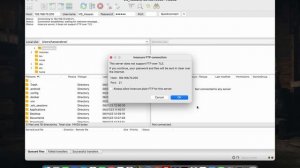 Connecting FTP Site Using File Zila on Mac