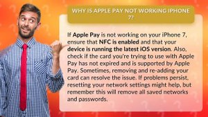 Why is Apple Pay not working iPhone 7?