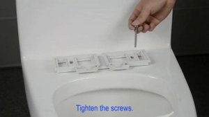 How to fix the toilet seat cover