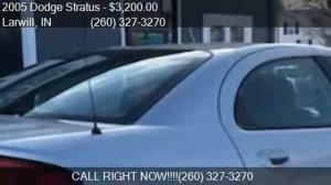 2005 Dodge Stratus SXT 4dr Sedan for sale in Larwill, IN 467