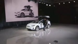 Elon Musk Introduces the TESLA X ELECTRIC SUV
