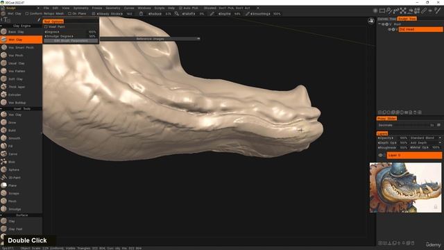 6 - Continue Sculpting the Head