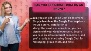 Can you get Google Chat on an Iphone?