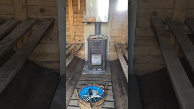 баня-бочка 2,5 метра на прицепе #банянаприцепе