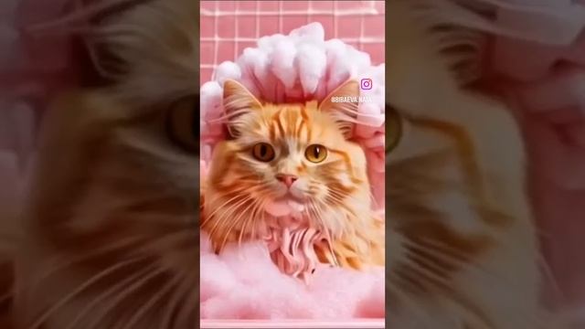 мохнатый кот апельсин