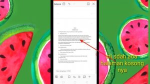 CARA MENGHAPUS DAN MENAMBAHKAN HALAMAN KOSONG MS WORD DIHP ANDROID|WPS OFFICE