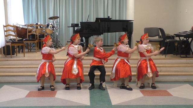 Ансамбль ложкарей "Затея", младшая группа. "Сельская кадриль", 2024