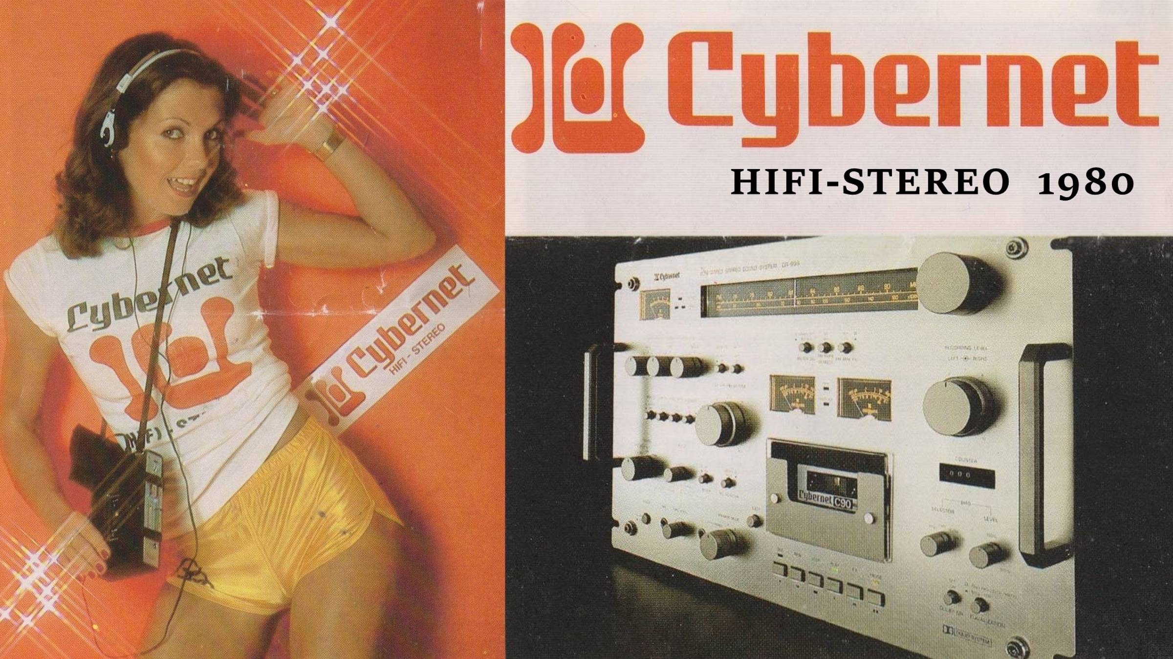 Cybernet - производитель Hi-Fi компонентов. Каталог 1980 года