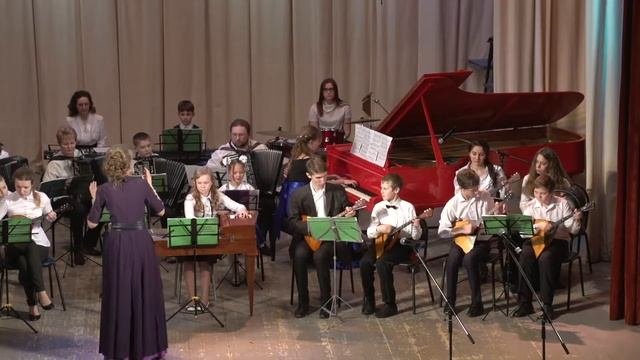 Ложкари и Оркестр Русских народных инструментов ЩДМШ 2017