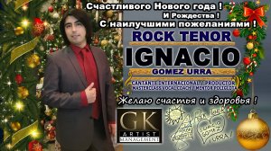 🎤 Jingle Bell Rock (Motion Video Clip) 🌟 Игнасио Гомез Урра, Рок-Tенор 🎵 Рождественская музыка