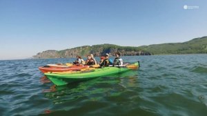 Морской каякинг к скалам Три брата