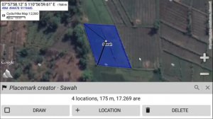 MENGHITUNG LUAS TANAH/LAHAN MENGGUNAKAN GPS ANDROID-TUTORIAL ALPINE QUEST & ALL IN ONE OFFLINE MAPS