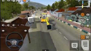 🔴Live JCB Backhoe Loader Driving Mod - Android Gameplay - Bus Simulator Indonesia Game #16